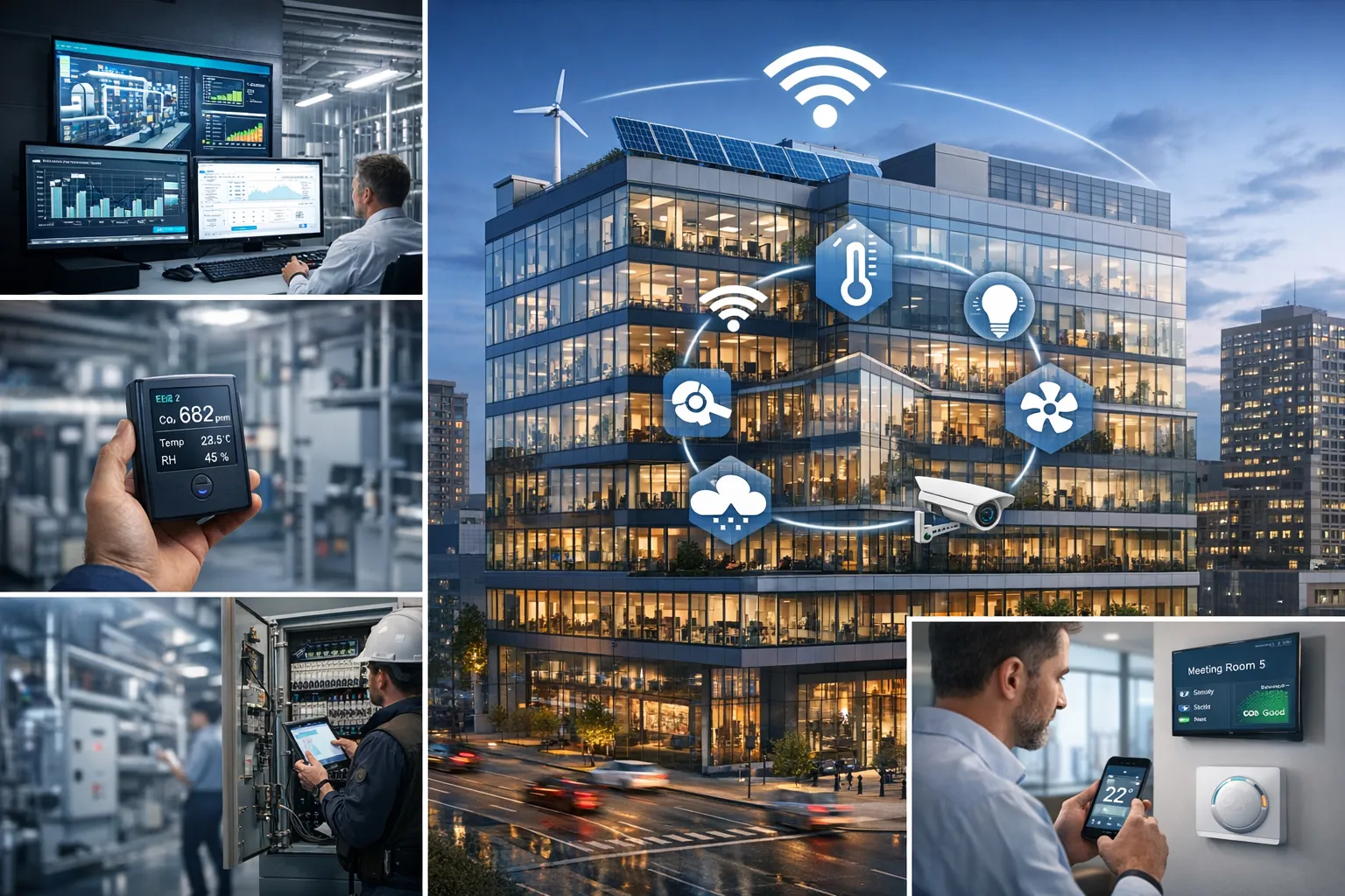 Smart Buildings: Energy Efficiency and Comfort through IoT - IoT Squad